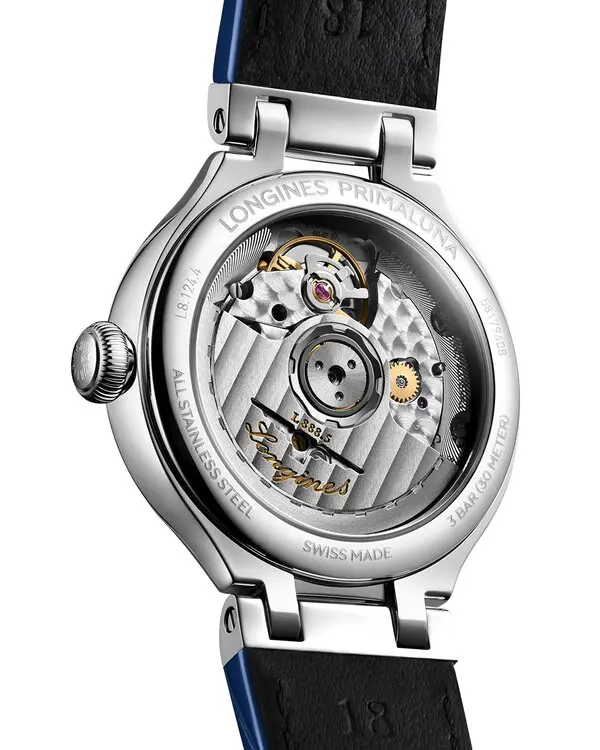 LONGINES Primaluna Automatic Watch - Silver/blue