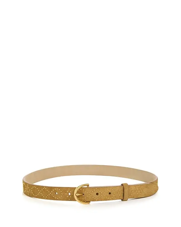 Rag & Bone Maisie Studded Belt - Caramel