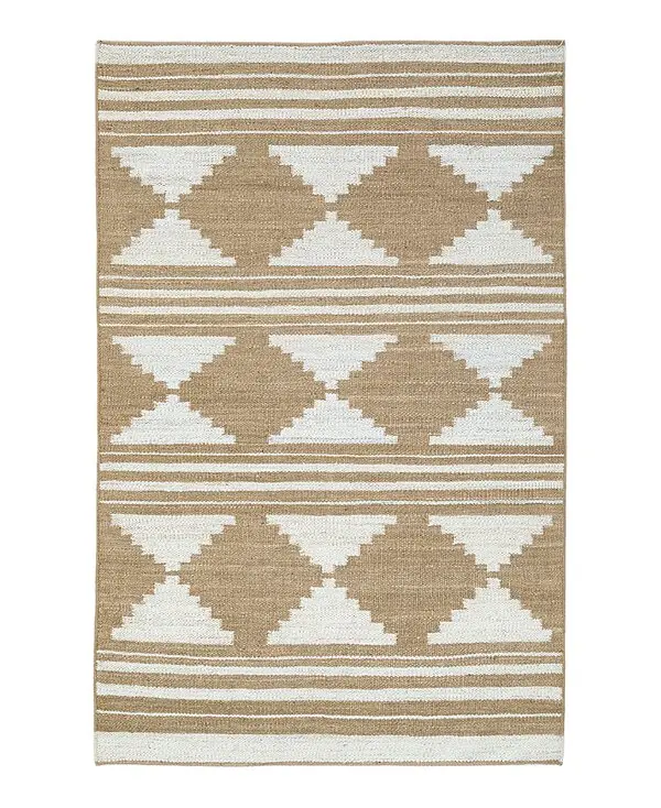 OBEETEE Sona Idris Runner Area Rug,2'6x8'0 - Natural