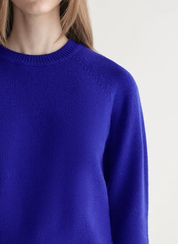 A.L.C. Ashtyn Cashmere Crew Neck Sweater - Cobalt
