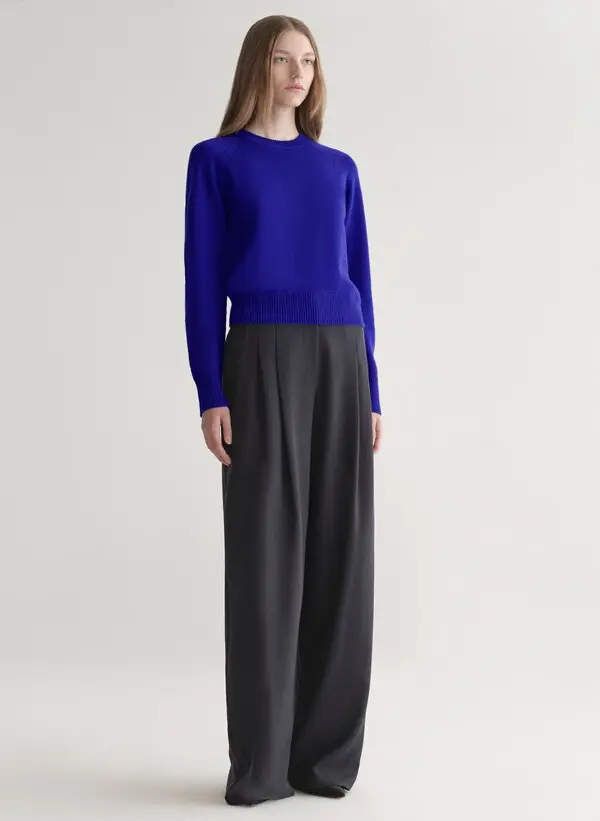 A.L.C. Ashtyn Cashmere Crew Neck Sweater - Cobalt