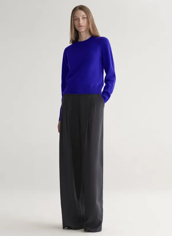 A.L.C. Ashtyn Cashmere Crew Neck Sweater - Cobalt