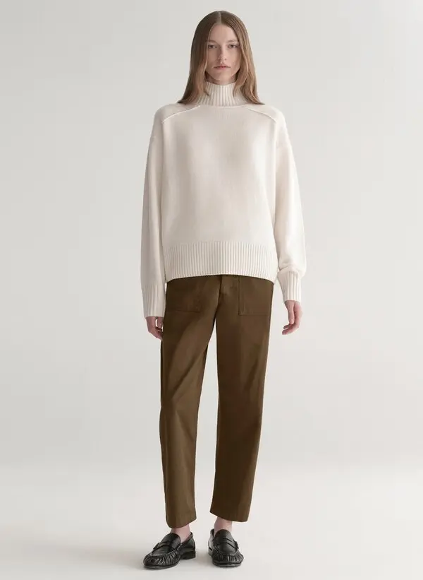A.L.C. Brayden Cotton Twill Pant - Olive
