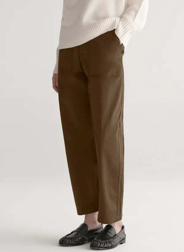 A.L.C. Brayden Cotton Twill Pant - Olive