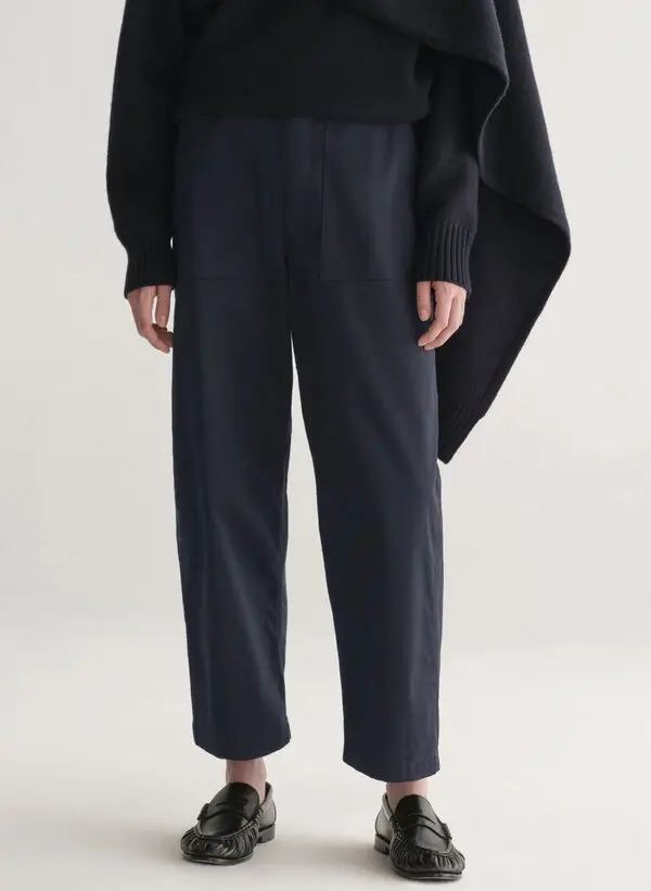 A.L.C. Brayden Cotton Twill Pant - Deep Navy
