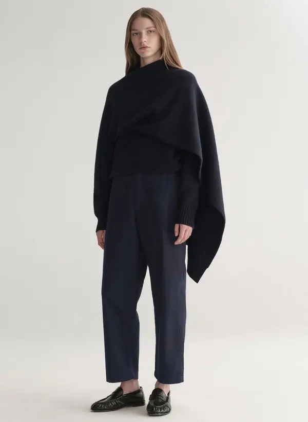 A.L.C. Brayden Cotton Twill Pant - Deep Navy
