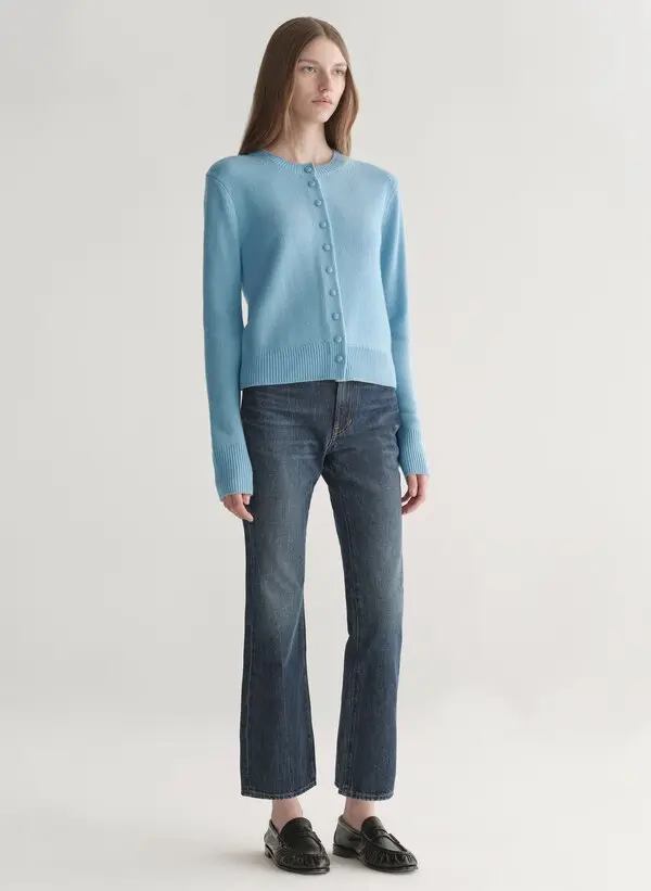 A.L.C. Skyler Cashmere Cardigan - Kyanite