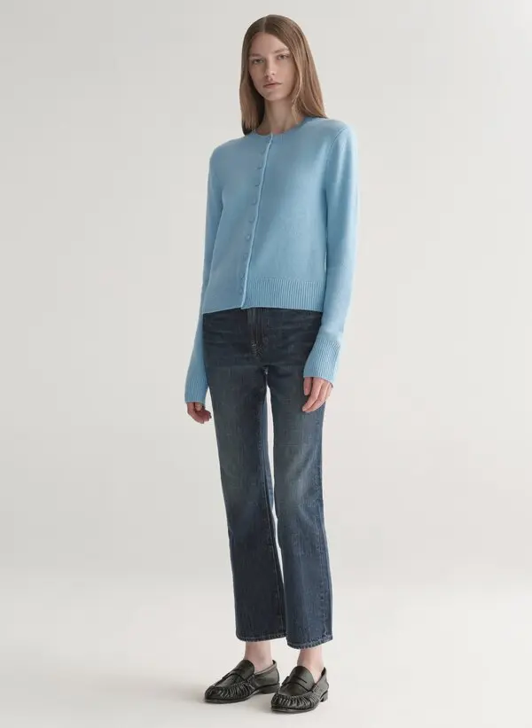 A.L.C. Skyler Cashmere Cardigan - Kyanite