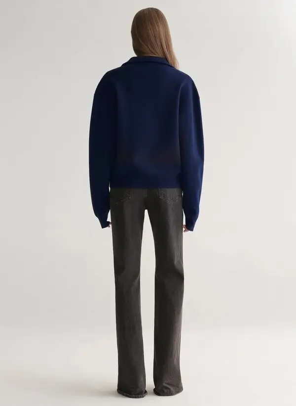 A.L.C. Timmy Polo Sweater - Navy