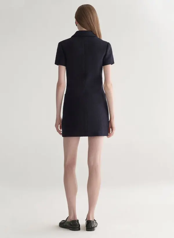 A.L.C. Marcie Cotton Boucle Mini Dress