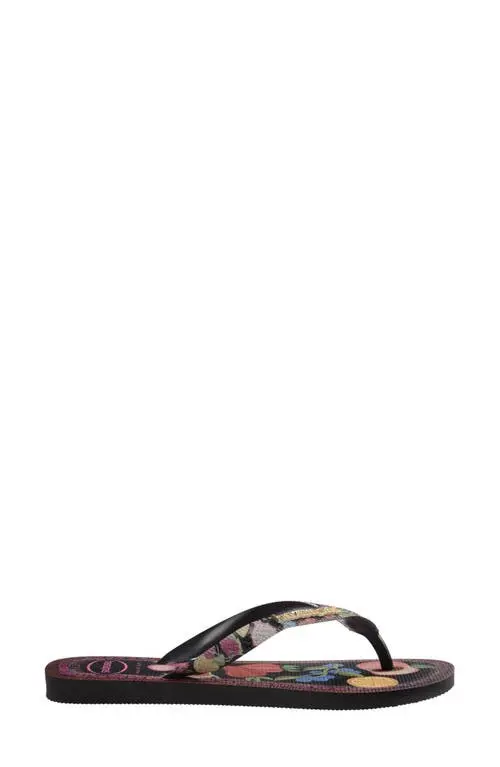 Havaianas Top Tropicalia Vibes Ii Flip Flop - Black