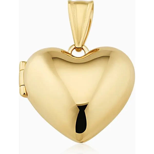 ORADINA 14k Heart Locket - Yellow Gold