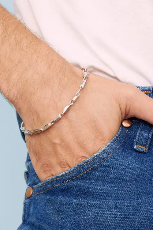 ORADINA Sterling Marine Link Bracelet