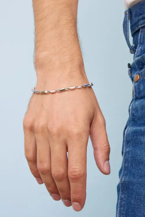 ORADINA Sterling Marine Link Bracelet
