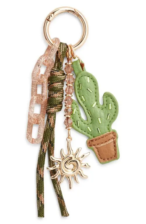 Chelsea28 Desert Bag Charm - Green Multi- Gold