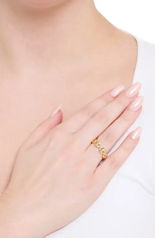ATHRA LUXE Half Mariner Link Band Ring