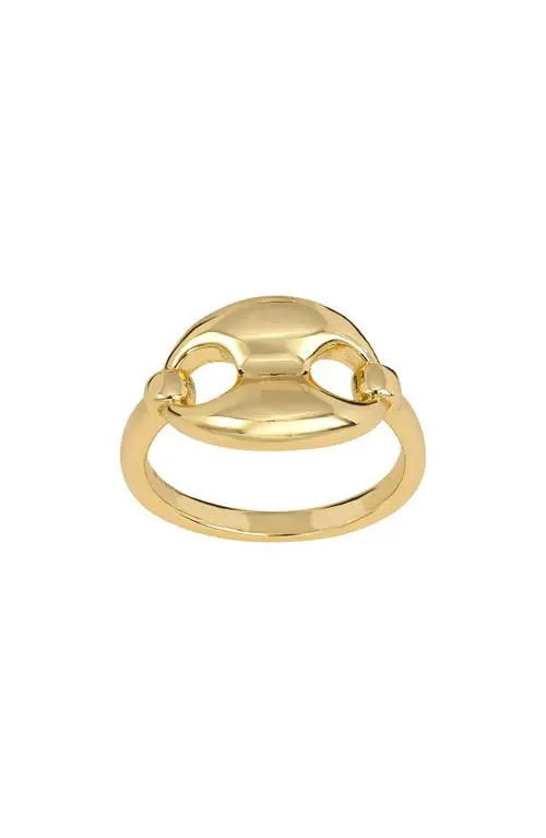ATHRA LUXE Bold Mariner Link Ring - Gold
