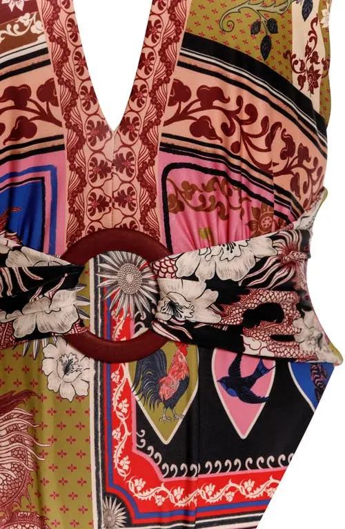 Agua Bendita Ina Printed One-piece Swimsuit