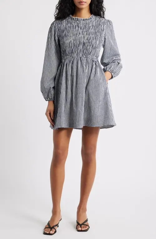PETAL & PUP Jessen Long Sleeve Mini Dress