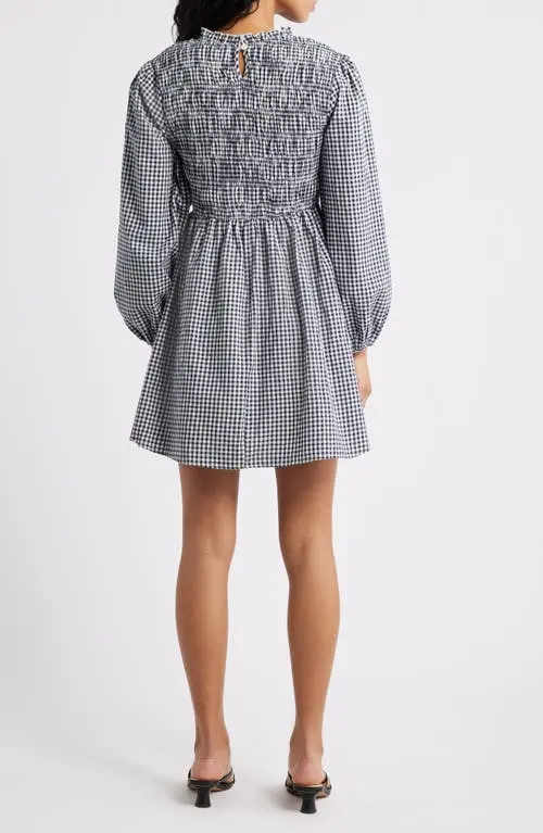 PETAL & PUP Jessen Long Sleeve Mini Dress