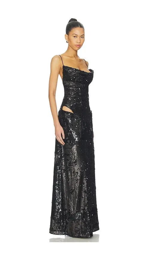 fitted lace wedding dress LPA Giulia Maxi Dress – Rent with Iz main image 0