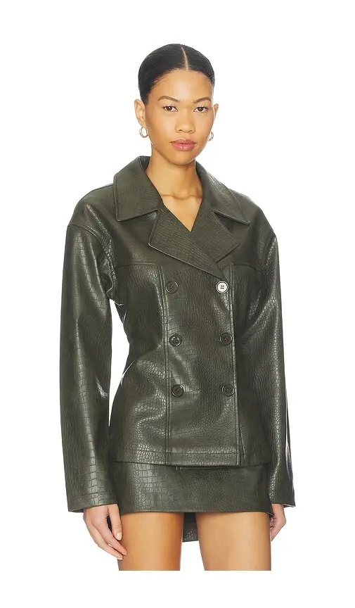 Superdown Caroline Faux Leather Jacket