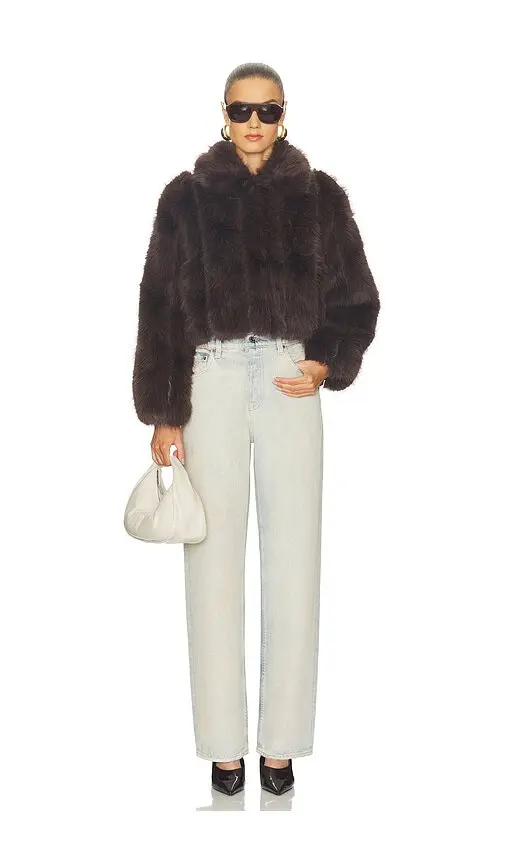Line & Dot Jax Faux Fur Jacket