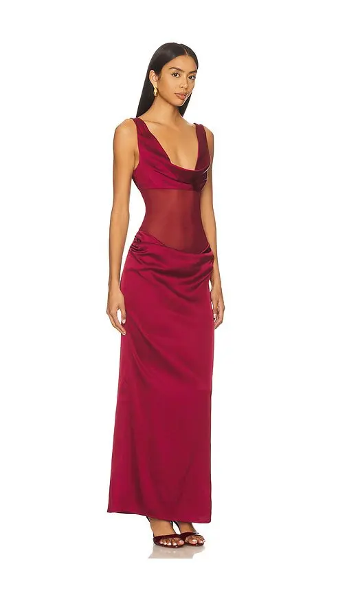 Superdown Astri Maxi Dress - Wine