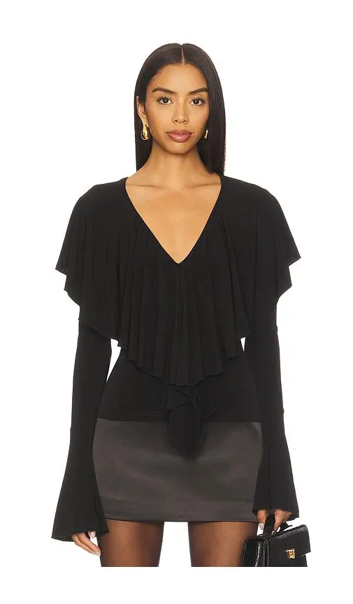 MORE TO COME Ellen V Neck Top