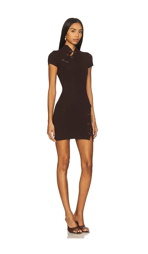 SAU LEE Denali Dress - Espresso