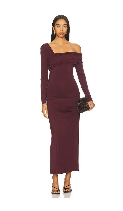 chinese dress ladies The Karina Maxi Dress in Red main image 0