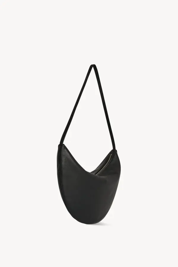 THE ROW Small Izzy Leather Bag - Black