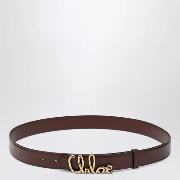 Chloé Iconic Leather Belt - Brown