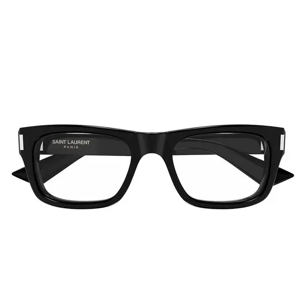 Saint Laurent Rectangle Frame Eyeglasses - Black