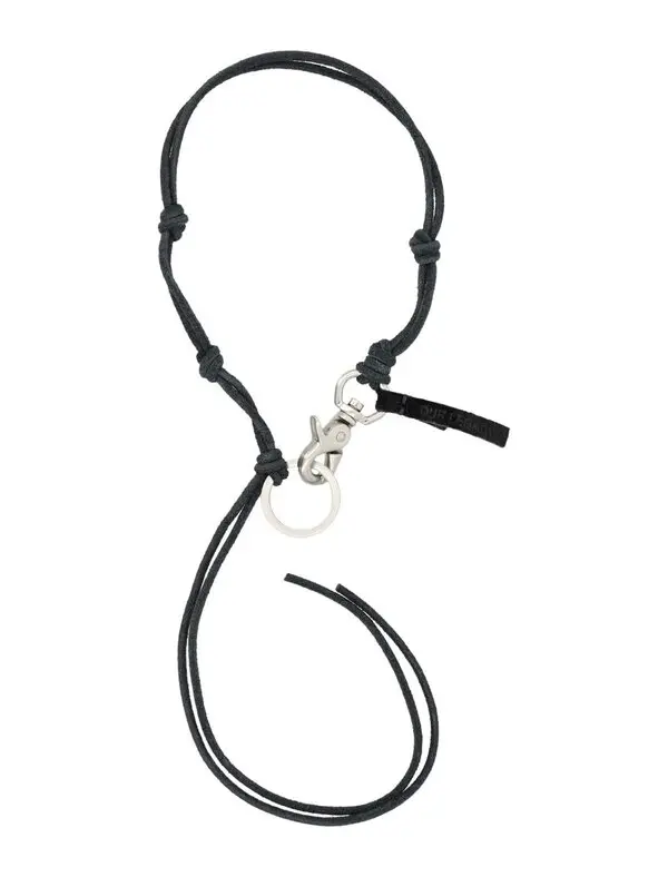 Our Legacy Leather Ladon Keyring - Black