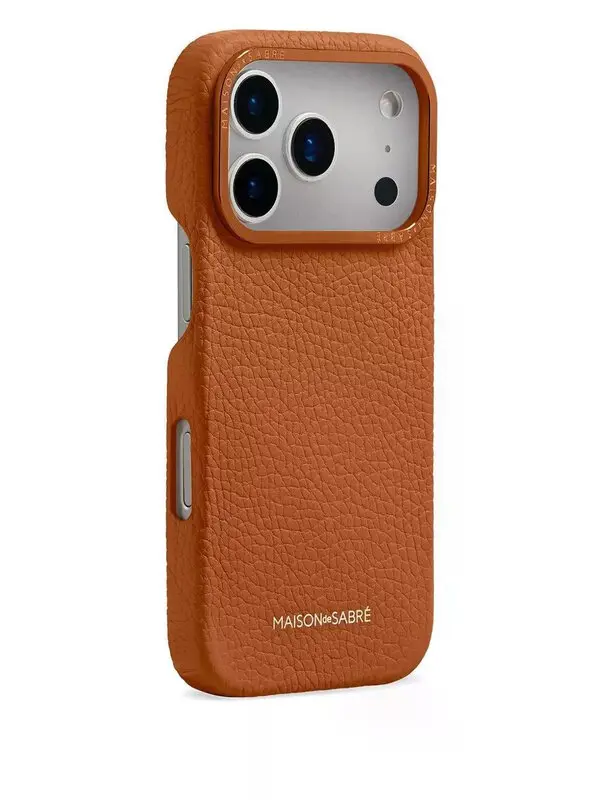 MAISON DE SABRE Logo-leterring Iphone 17 Pro Max Case - Brown