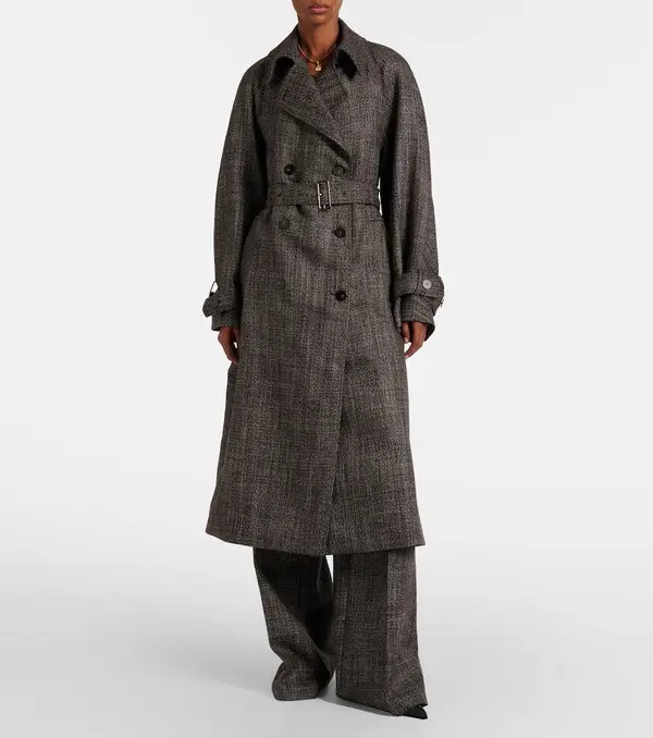 JOSEPH Laurin Double-breasted Virgin Wool Coat
