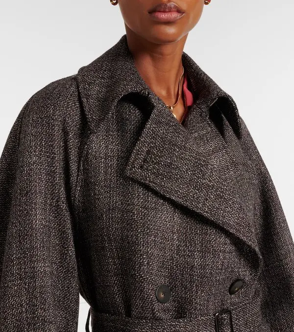 JOSEPH Laurin Double-breasted Virgin Wool Coat