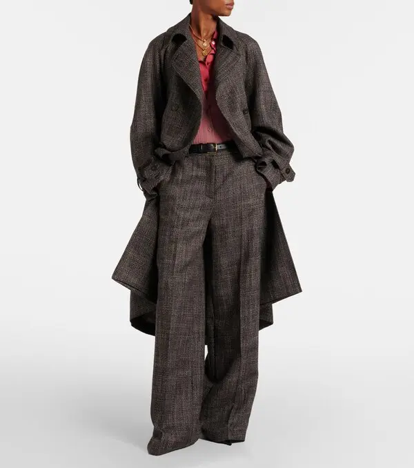 JOSEPH Laurin Double-breasted Virgin Wool Coat