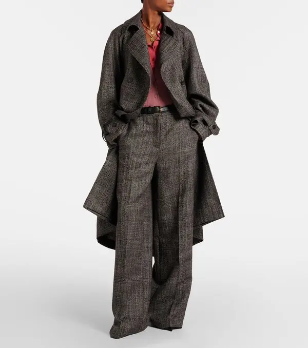 JOSEPH Laurin Double-breasted Virgin Wool Coat