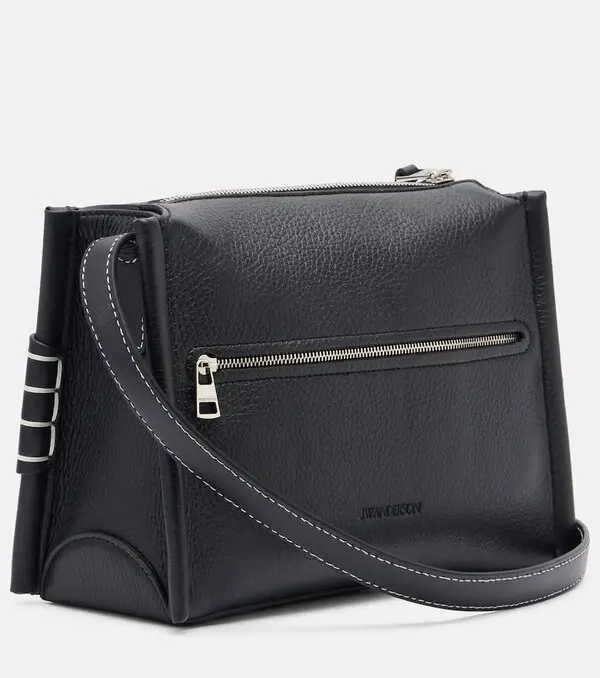 JW Anderson Loafer Small Leather Crossbody Bag - Black