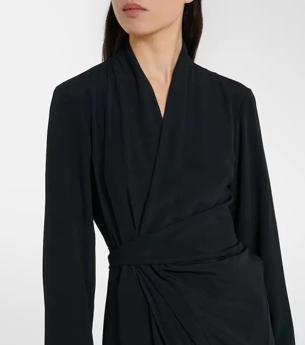 Rick Owens Belted Wrap Dress - Black