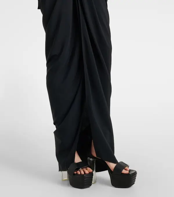 Rick Owens Belted Wrap Dress - Black