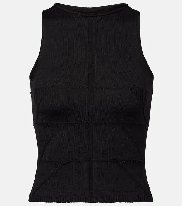 Rick Owens Virgin Wool Top - Black