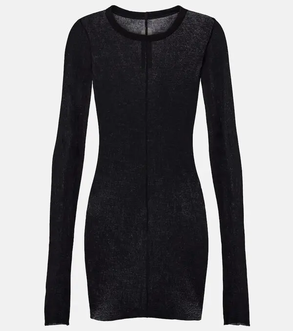 Rick Owens Cotton Jersey Top - Black