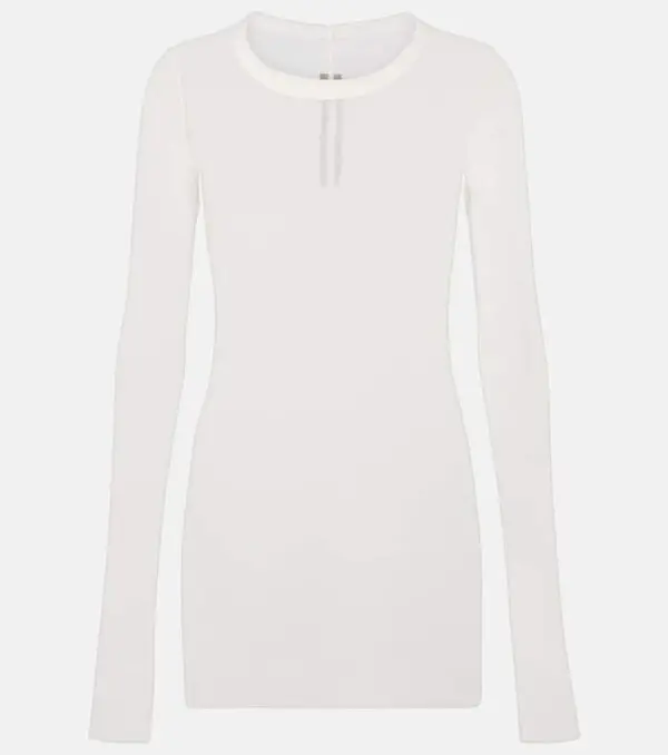 Rick Owens Cotton Jersey Top - White
