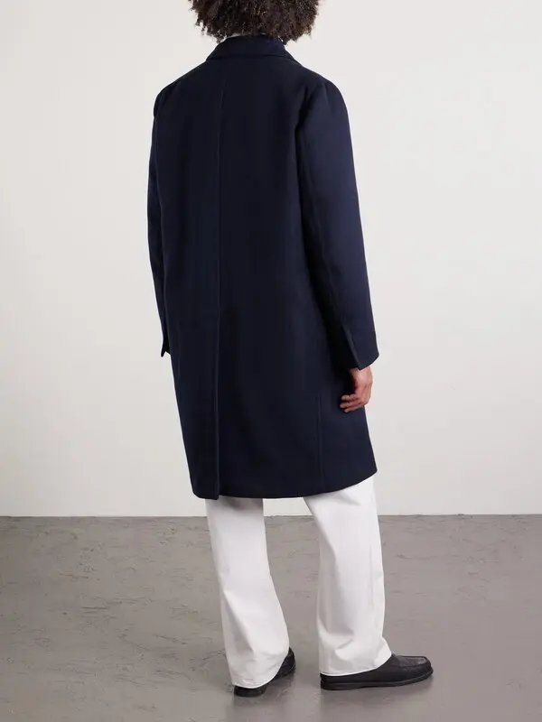 UMIT BENAN Richard Virgin Wool And Cashmere-blend Coat