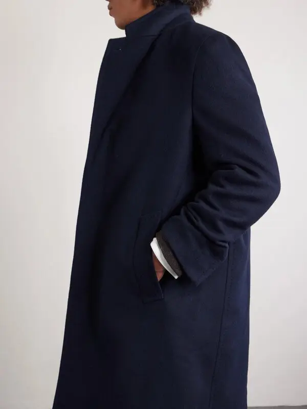 UMIT BENAN Richard Virgin Wool And Cashmere-blend Coat