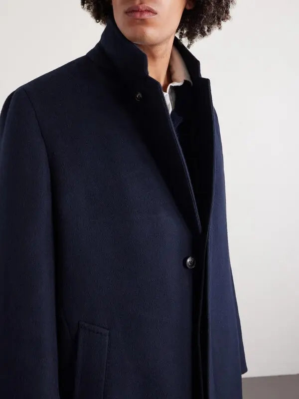 UMIT BENAN Richard Virgin Wool And Cashmere-blend Coat