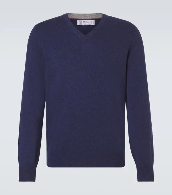 Brunello Cucinelli Cashmere V-neck Sweater